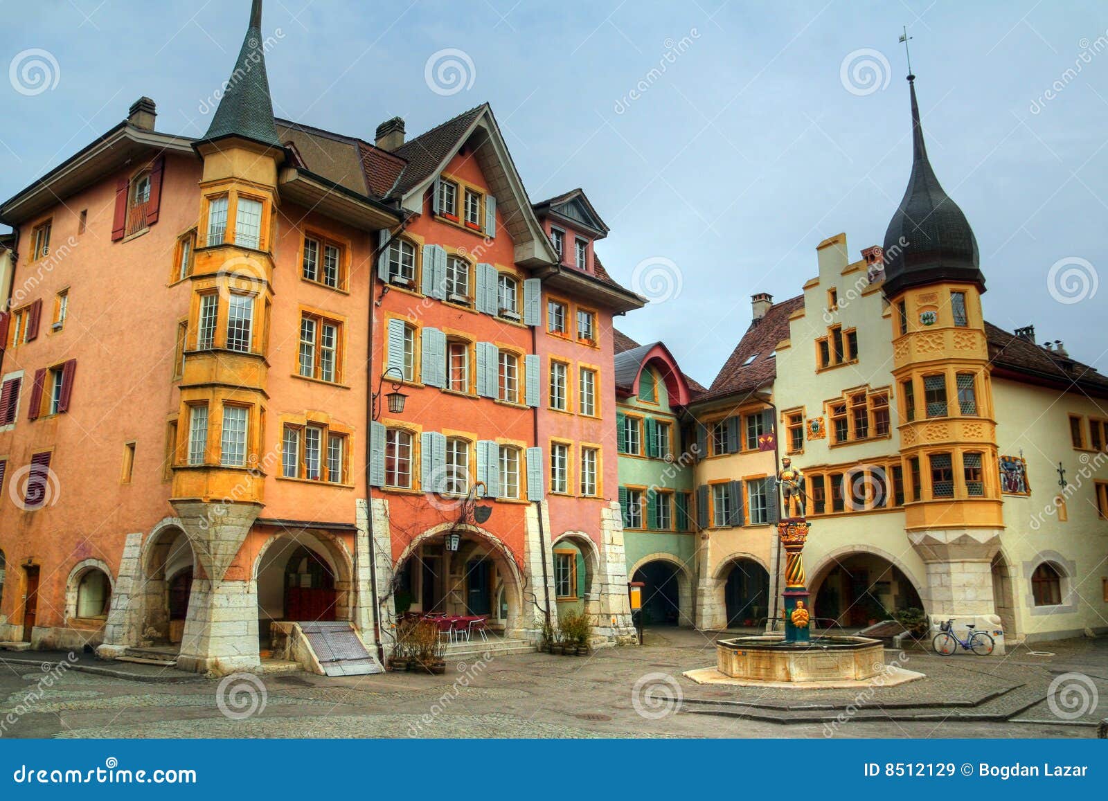 The Ring 02, Biel (Bienne), Switzerland Stock Image - Image of square ...