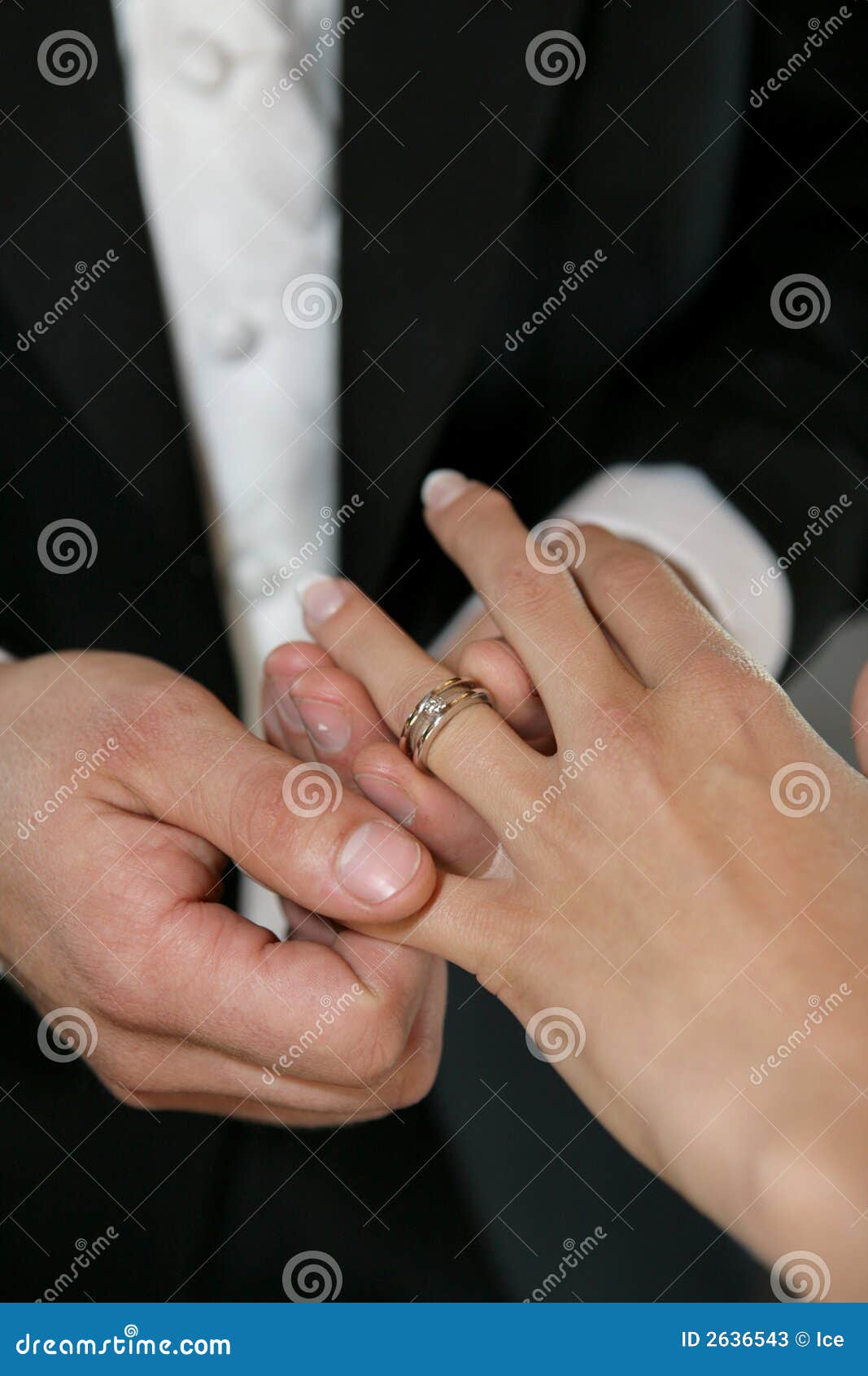 Ring stock image. Image of finger, proposal, jewelry, putting - 2636543