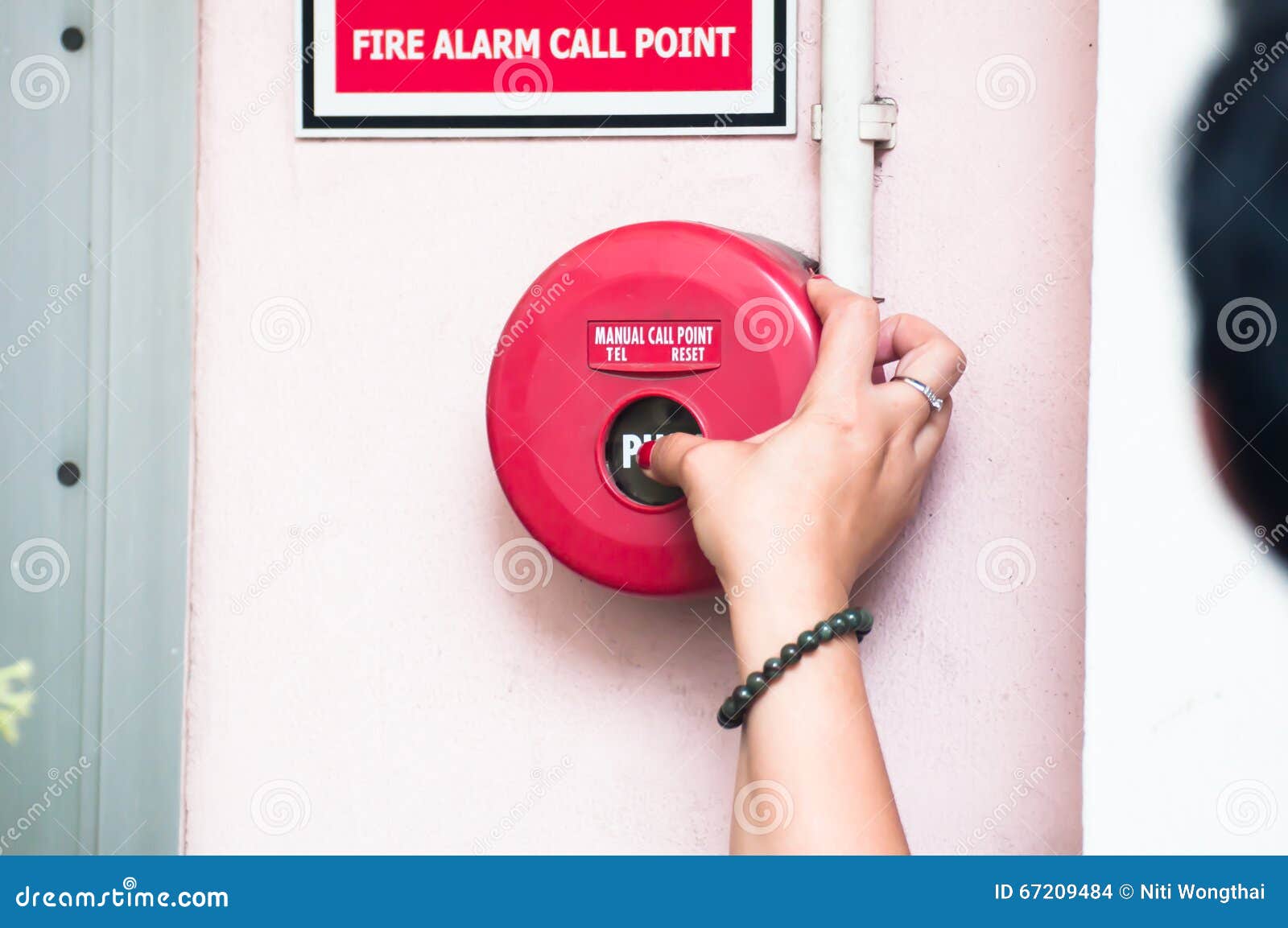 Ring the Alarm fire stock photo. Image of danger, building - 67209484