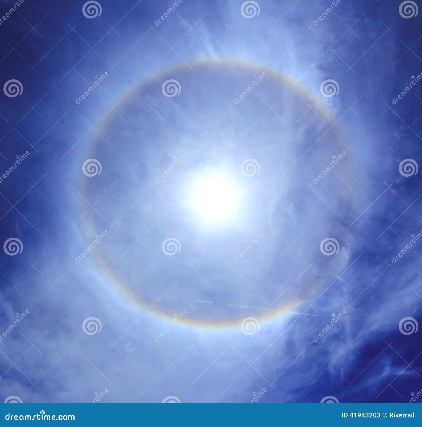 Ring around the sun stock illustration. Illustration of astronomy ...