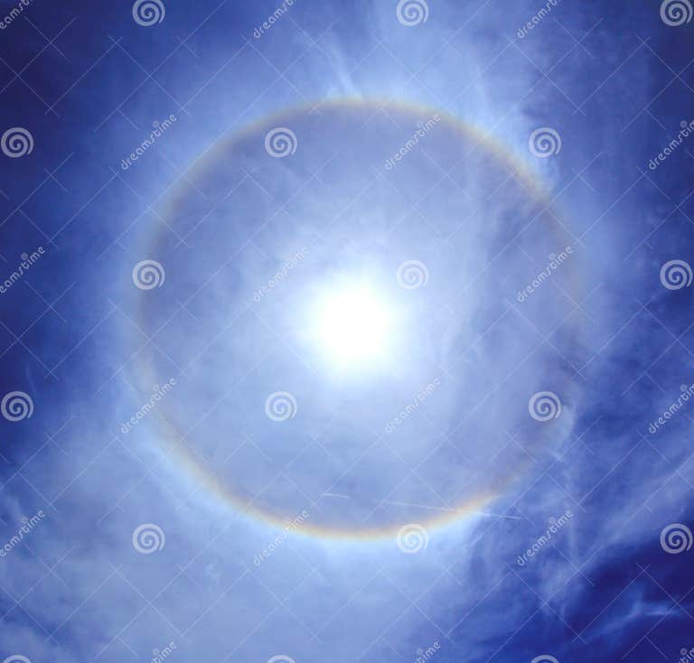 Ring around the sun stock illustration. Illustration of astronomy ...