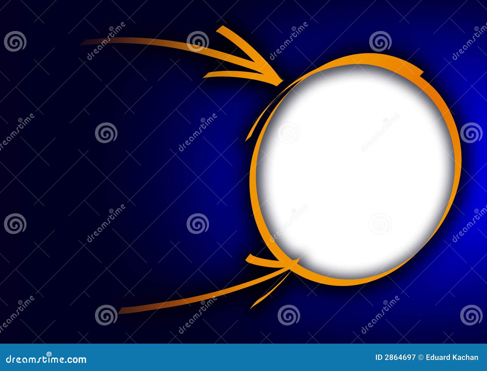 Ring Of Arrows Infographic. Chart Template For Presentation 4 Op ...