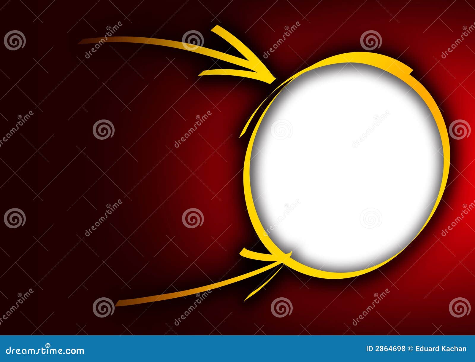 Ring Of Arrows Infographic. Chart Template For Presentation 7 Op ...