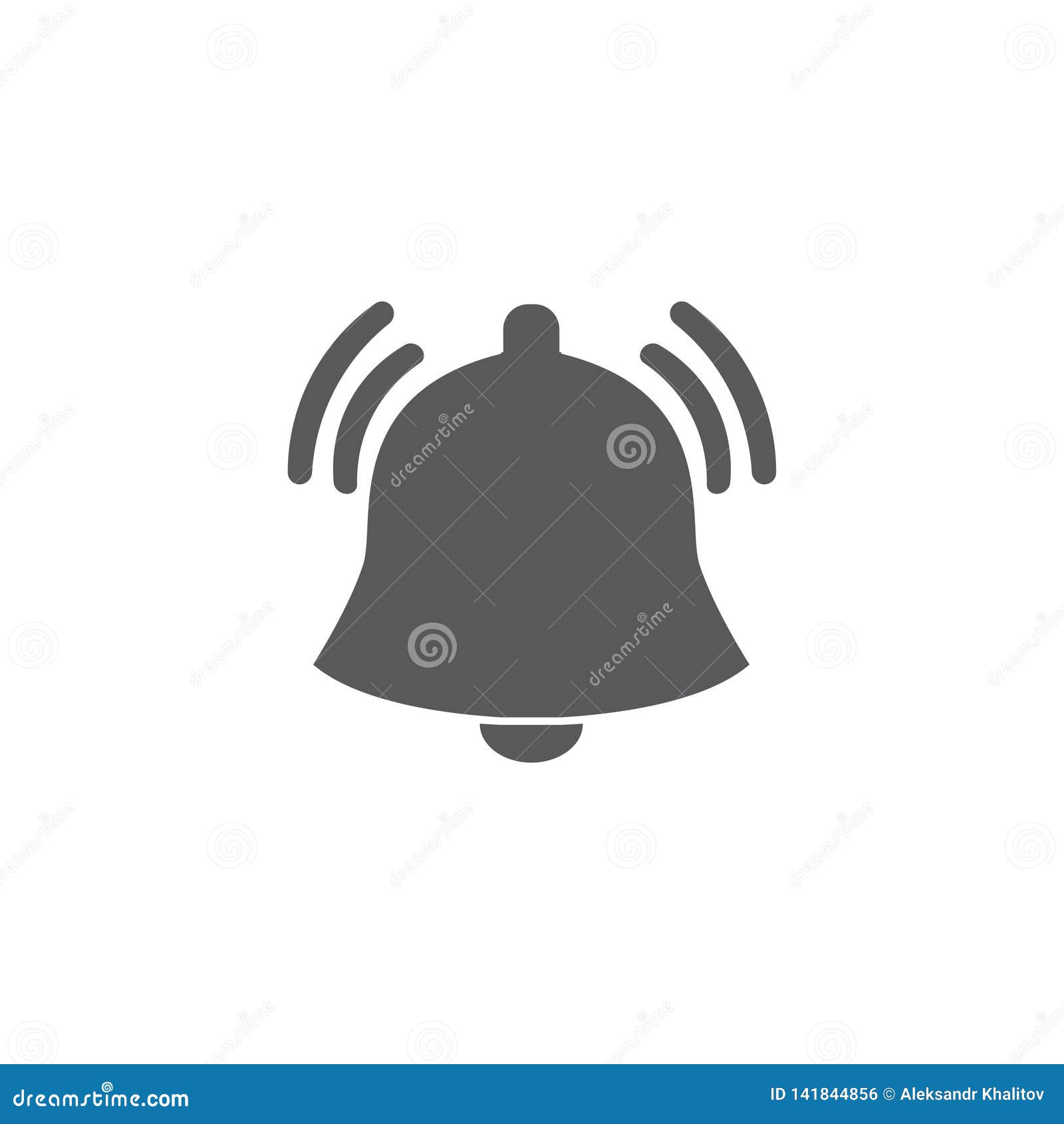 Ring Bell Icon. Notification Line Icons Stock Illustration ...