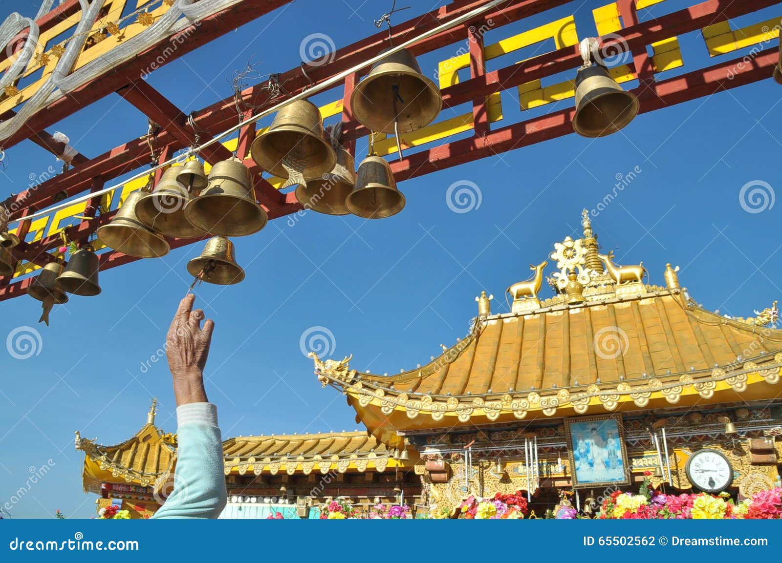 Ring the bell stock photo. Image of heritage, bronze - 65502562