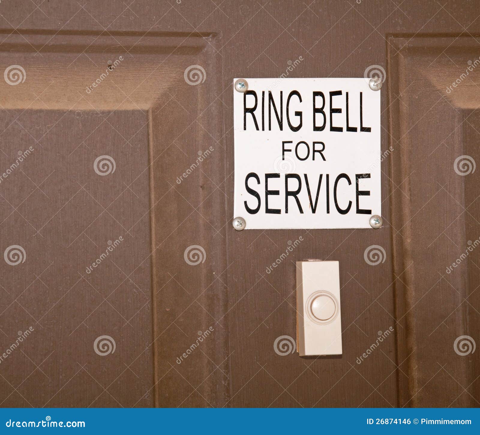 Ring bell for service stock photo. Image of service, bell - 26874146