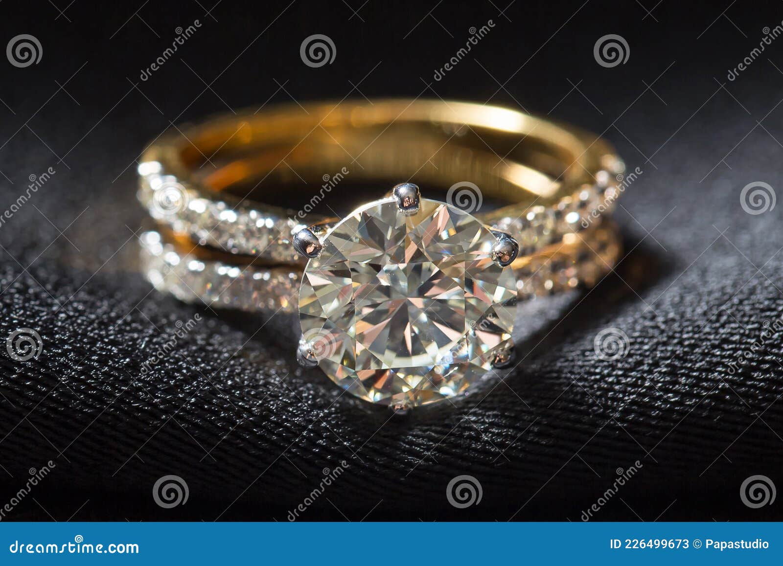 Ring with big diamond stock image. Image of engagement - 226499673