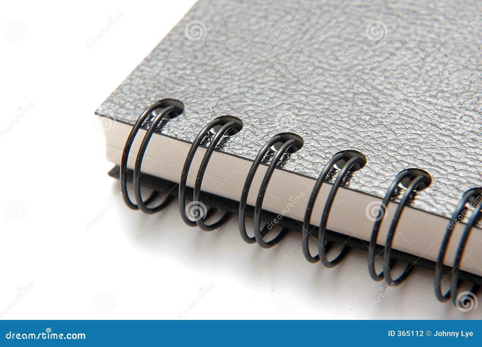 Ring Bind Black Book stock photo. Image of wedding, hard - 365112