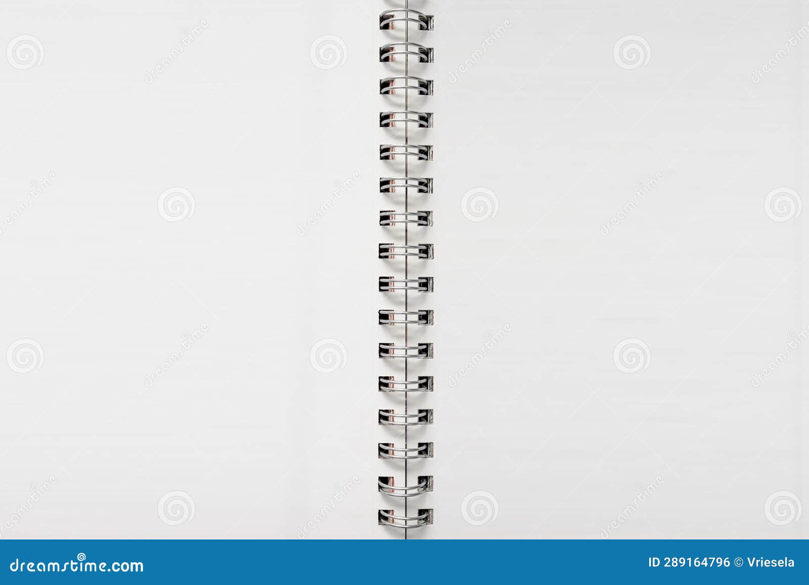 Ring Binder with Blank Pages Left and Right Stock Photo - Image of ...