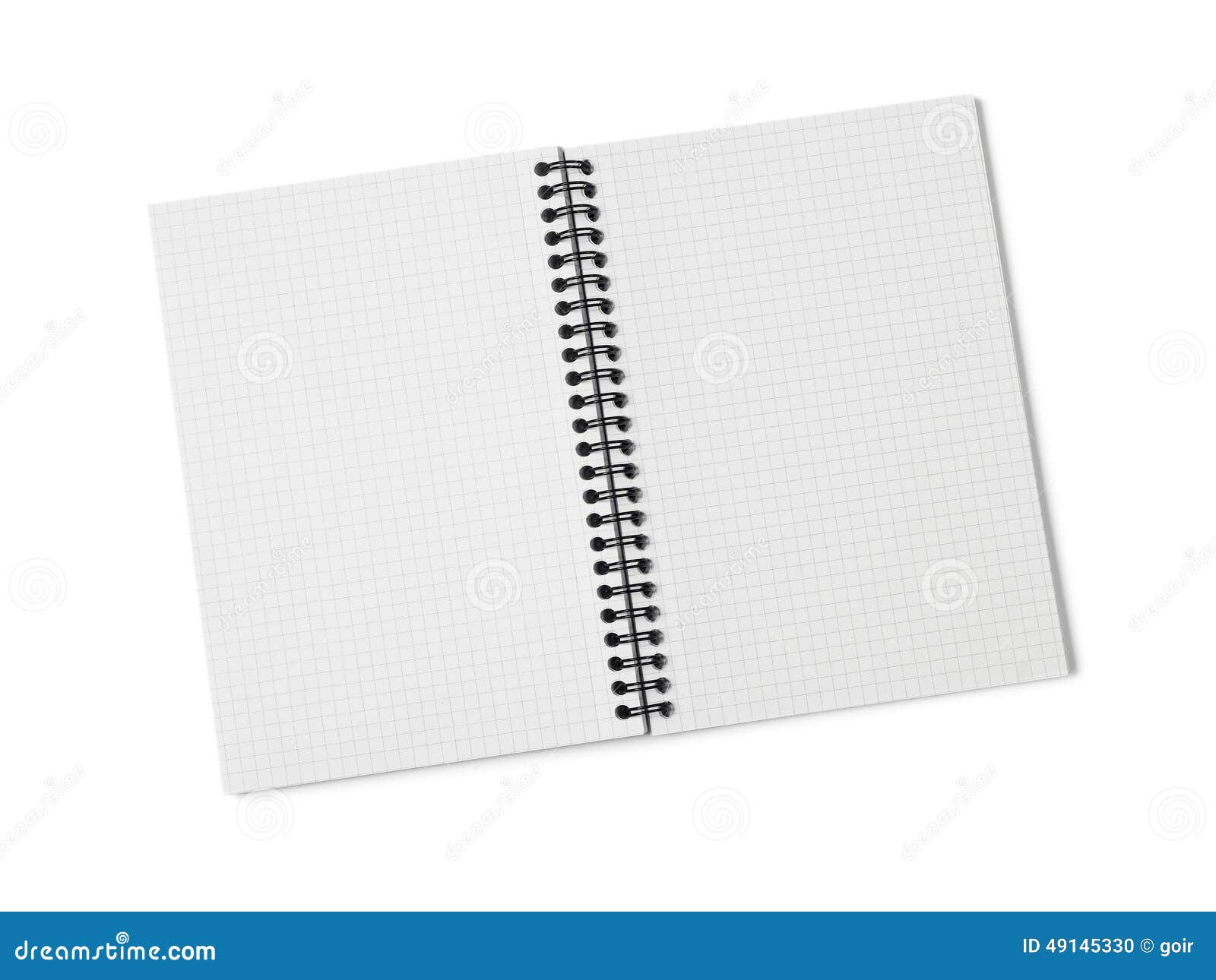 Ring Binder Isolated on White Stock Photo - Image of education ...