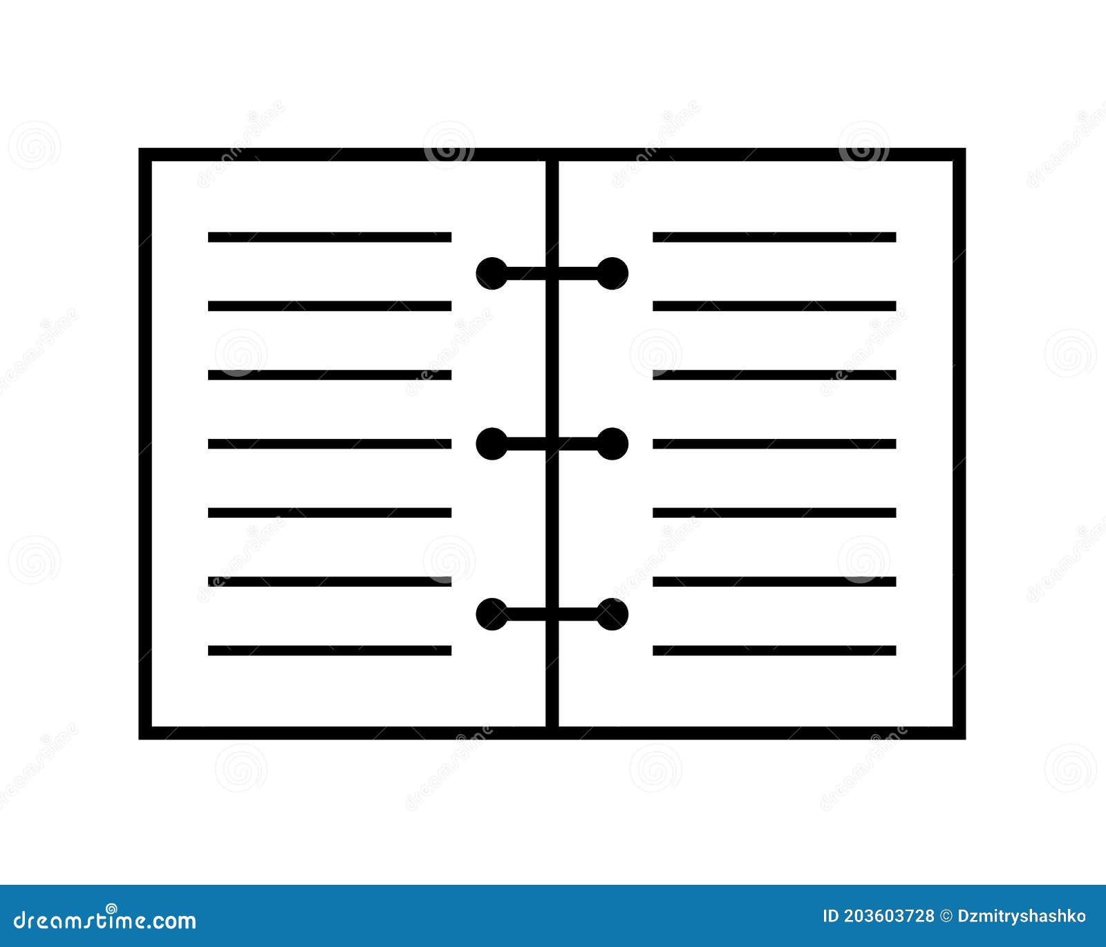 3 Ring Binder Clip Art