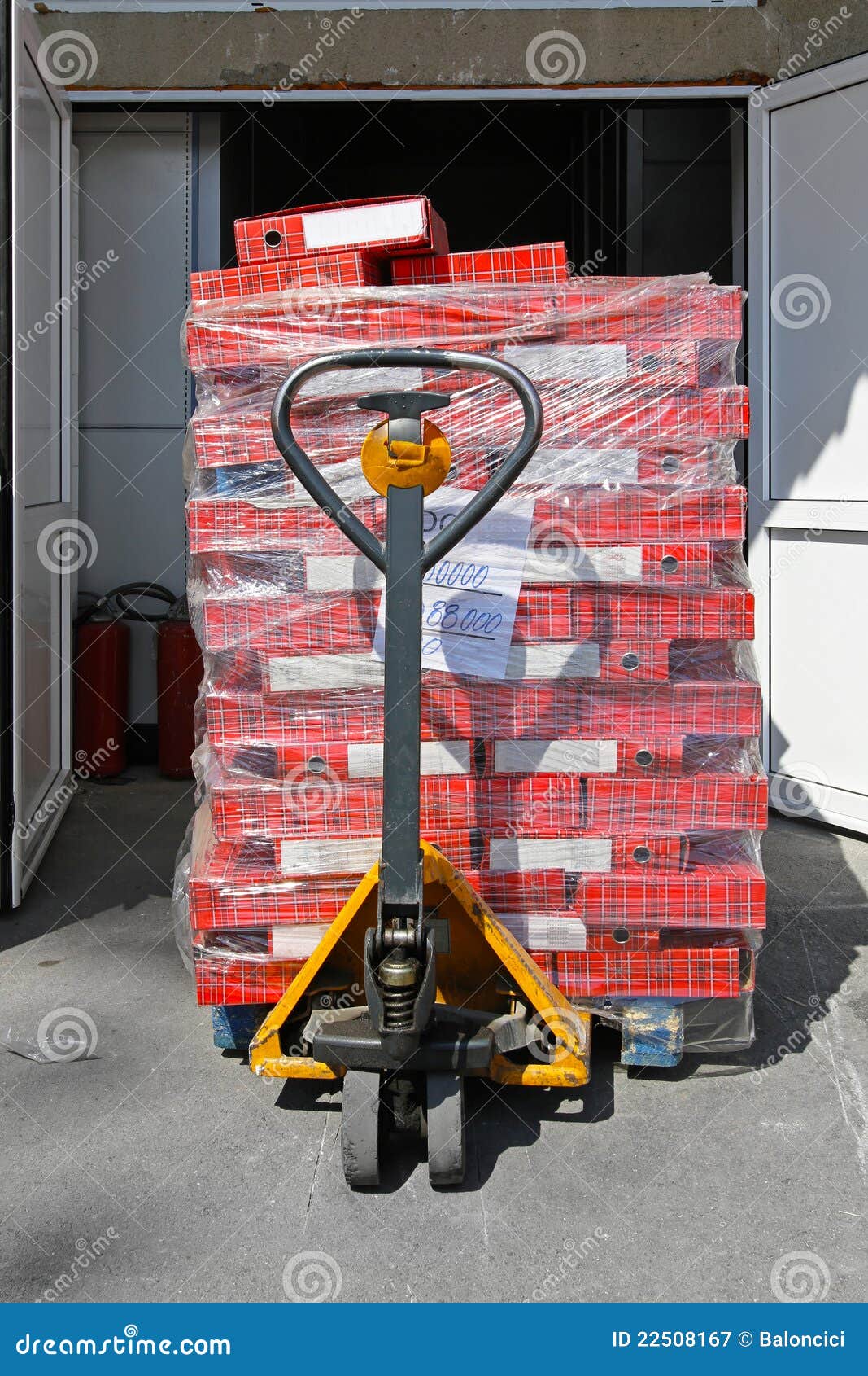 Ring binders pallet stock image. Image of data, binder - 22508167