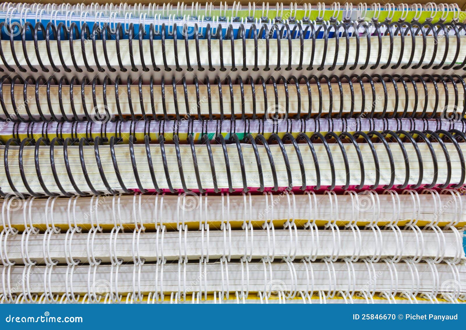 Ring Binding of the Notebook Stock Photo - Image of pages, paper: 25846670