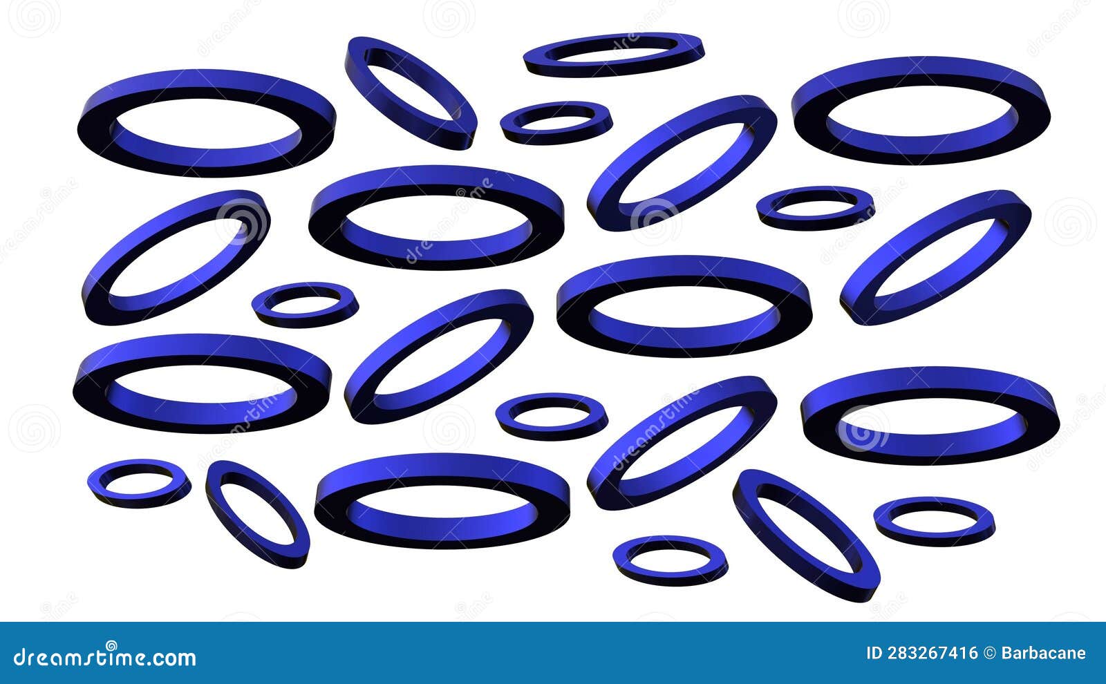 Minimal Drops Concept Ring Flying Pattern On The Pastel Background ...