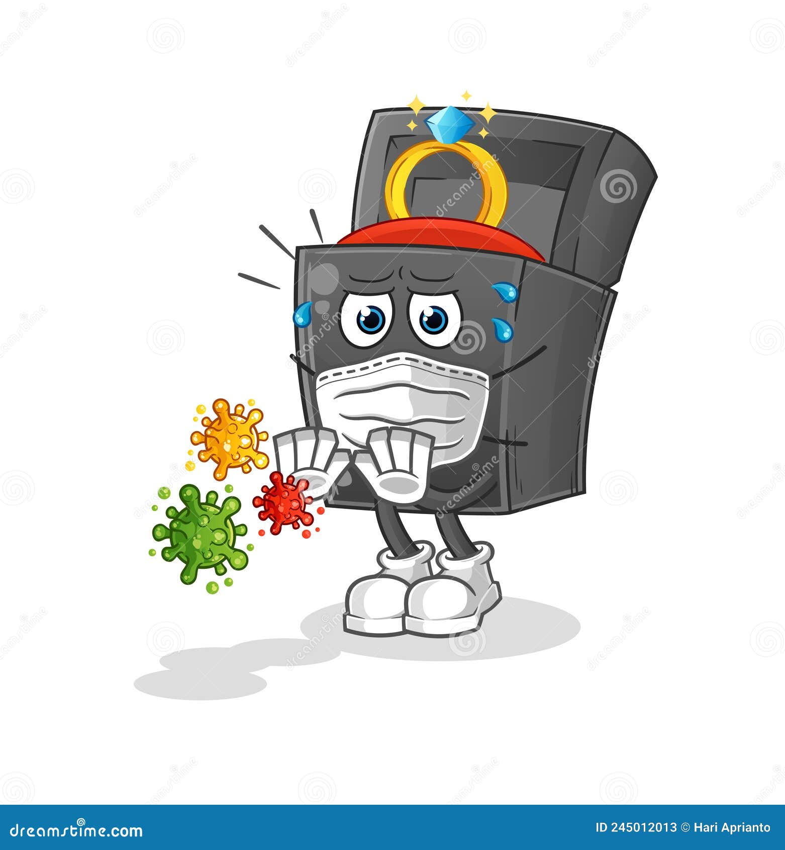 Refuse Marriage And Failure Proposal Rejection Wedding. Heart Break And ...