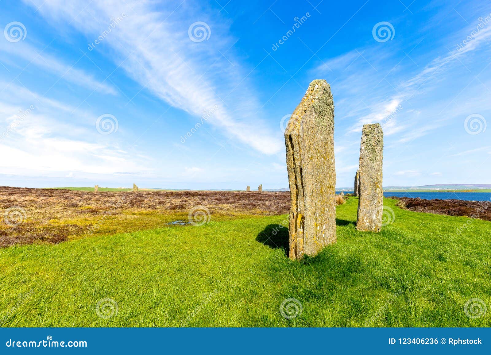 Ring of Brodgar stock photo. Image of holiday, scotland - 123406236