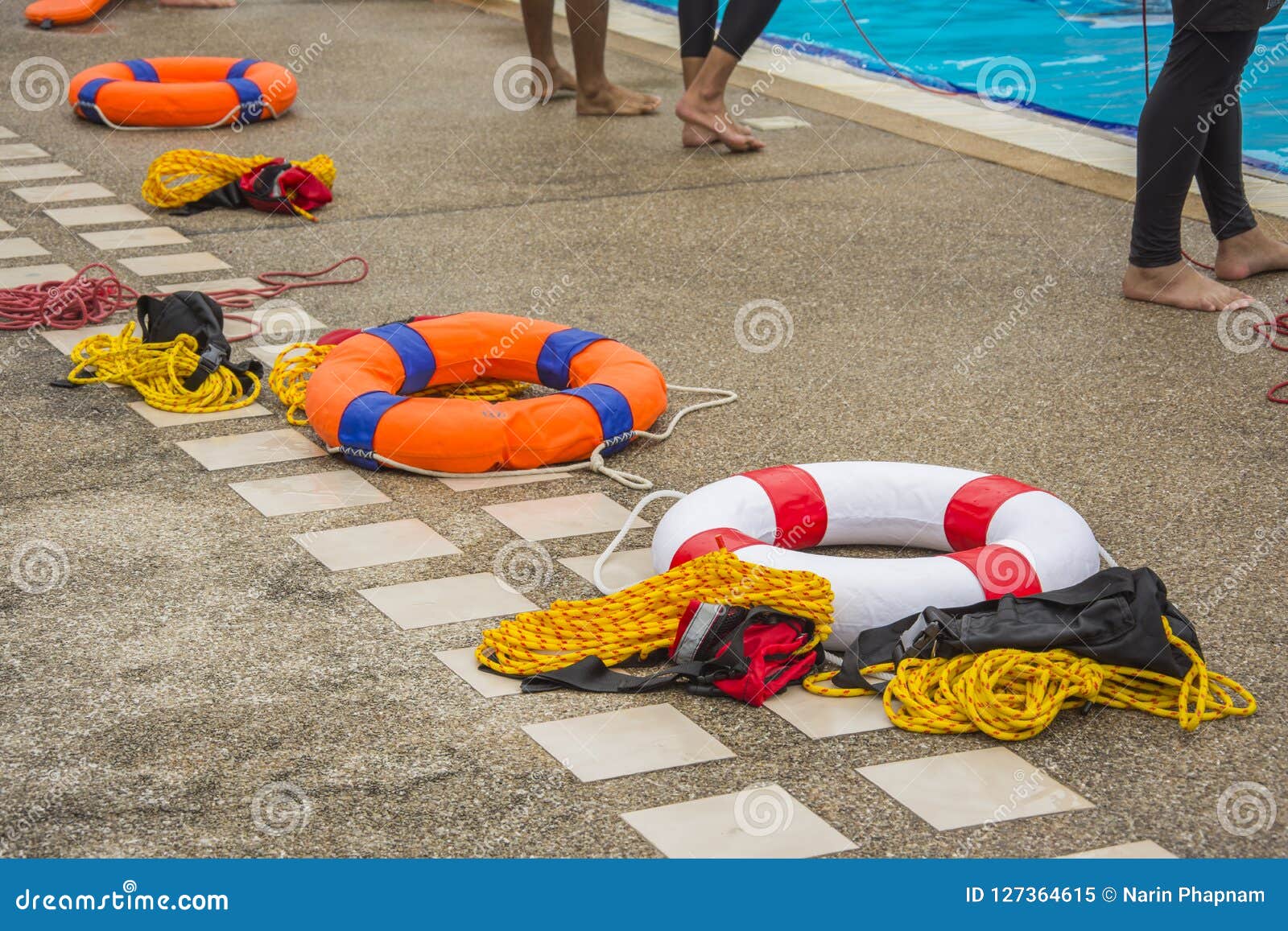 Ring buoy and throw bag stock image. Image of risk, nautical - 127364615