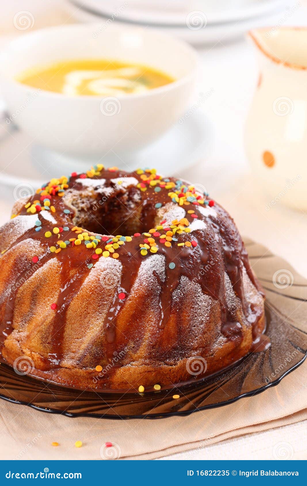 Ring cake stock image. Image of homemade, pastry, gastronomy - 16822235