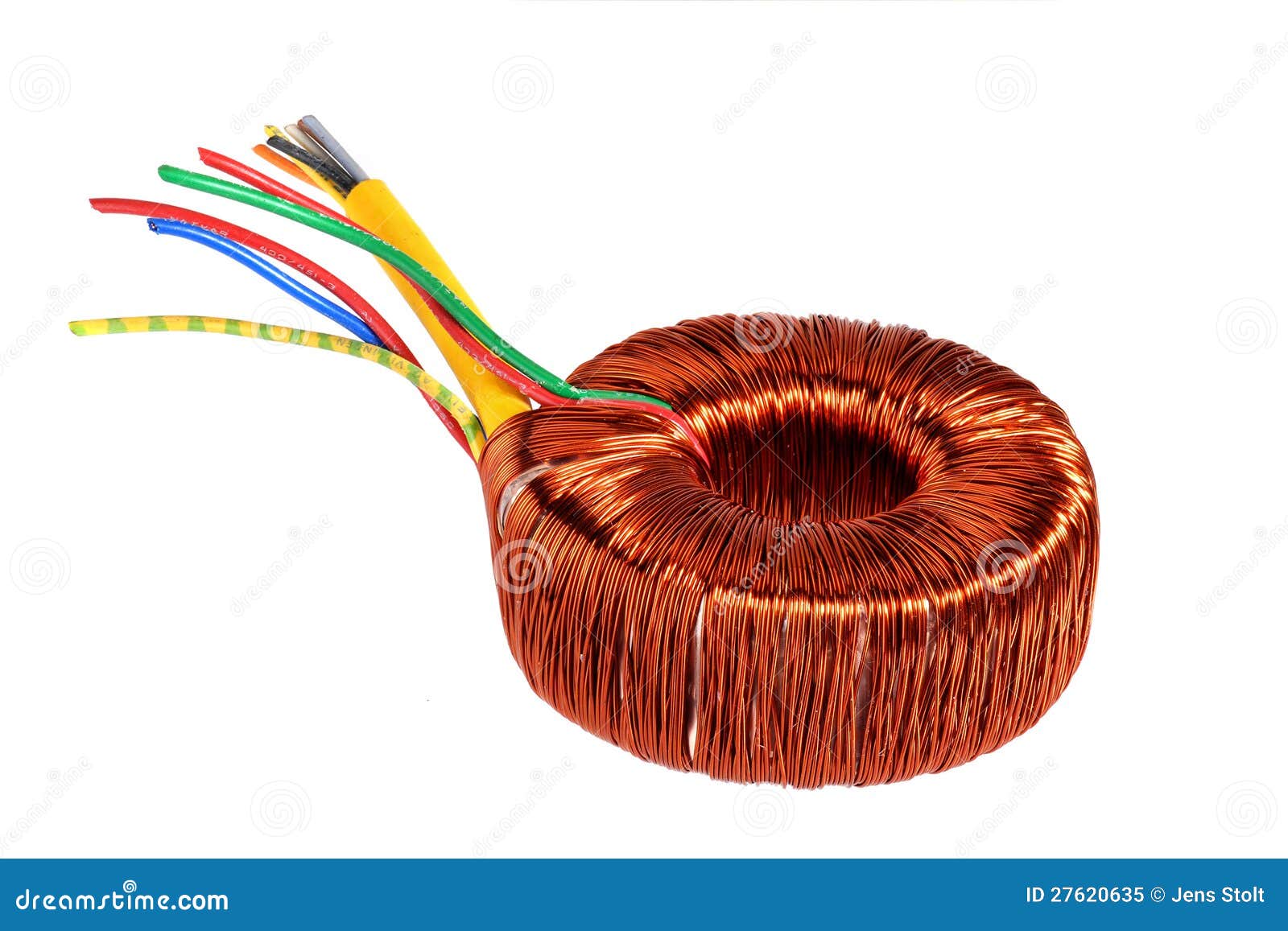Ring core transformer stock image. Image of current, industrial - 27620635
