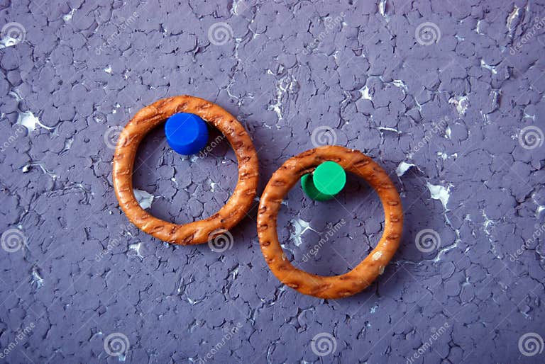 Ring crackers stock image. Image of fork, shape, crunchy - 54025655