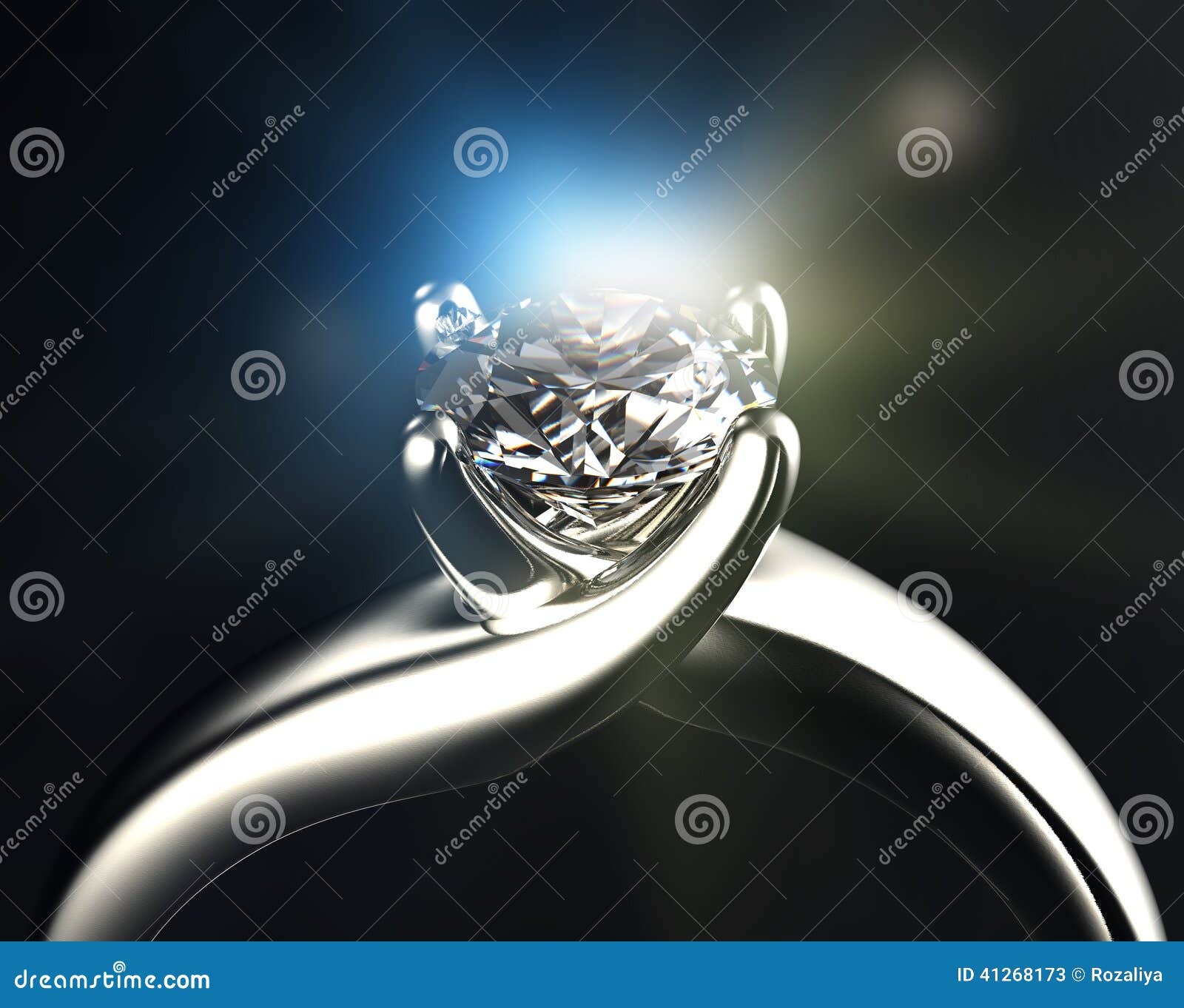 Ring with Diamond. Jewelry Background Stock Illustration - Illustration ...