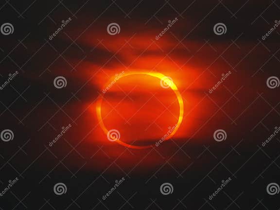 Ring Eclipse near Sunset stock image. Image of eclipse - 12745375