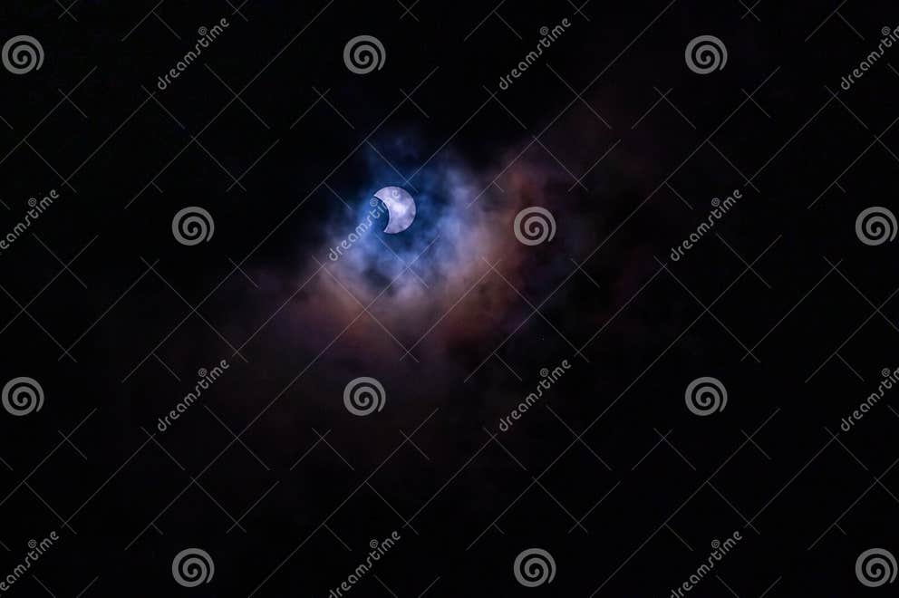 Ring of Fire Annular Eclipse from Easter Island October 2,2024 Stock ...