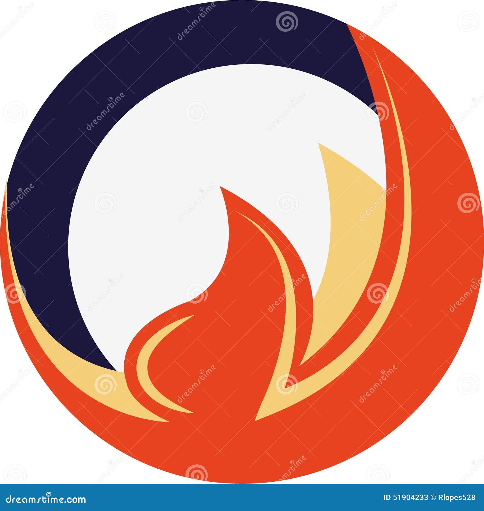 Ring of Fire Logo stock vector. Illustration of flames - 51904233