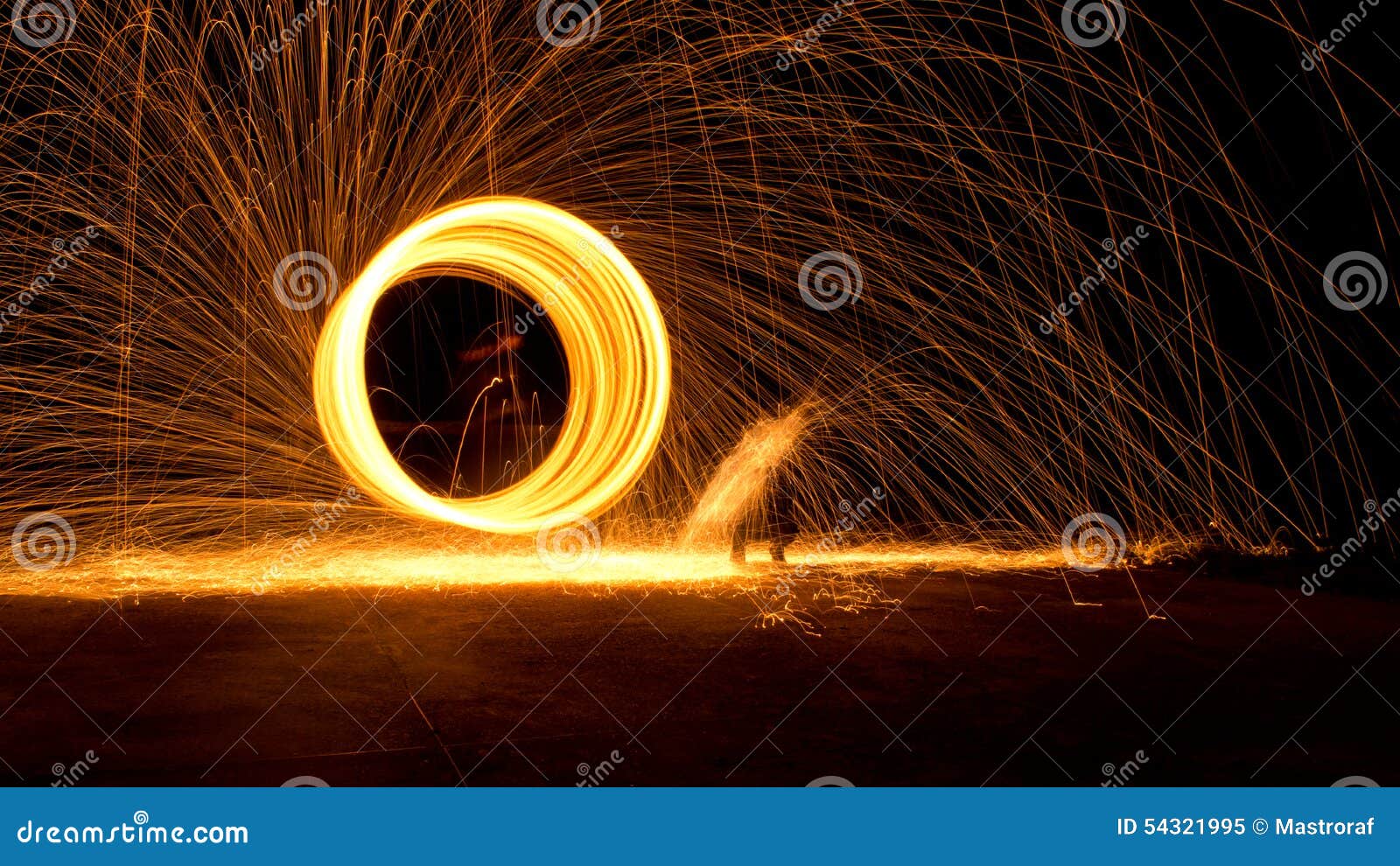 Ring of fire stock image. Image of inferno, dark, sountain - 54321995