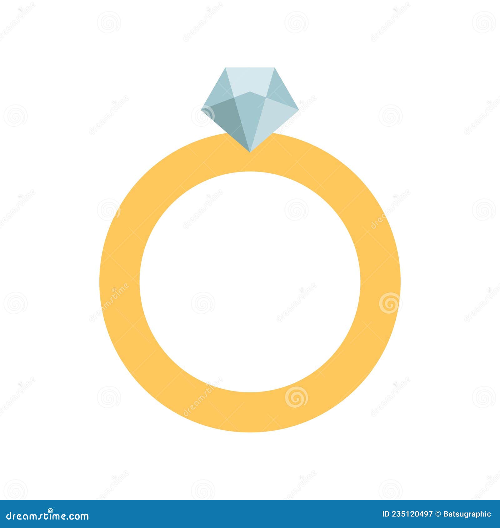 Ring Flat Clipart Vector Illustration Stock Vector - Illustration of ...