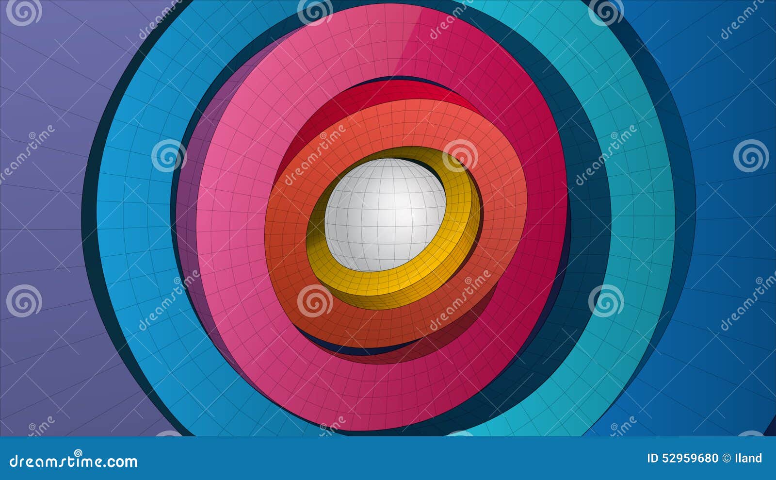 Ring Form Composition for Graphic Design. Stock Vector - Illustration ...