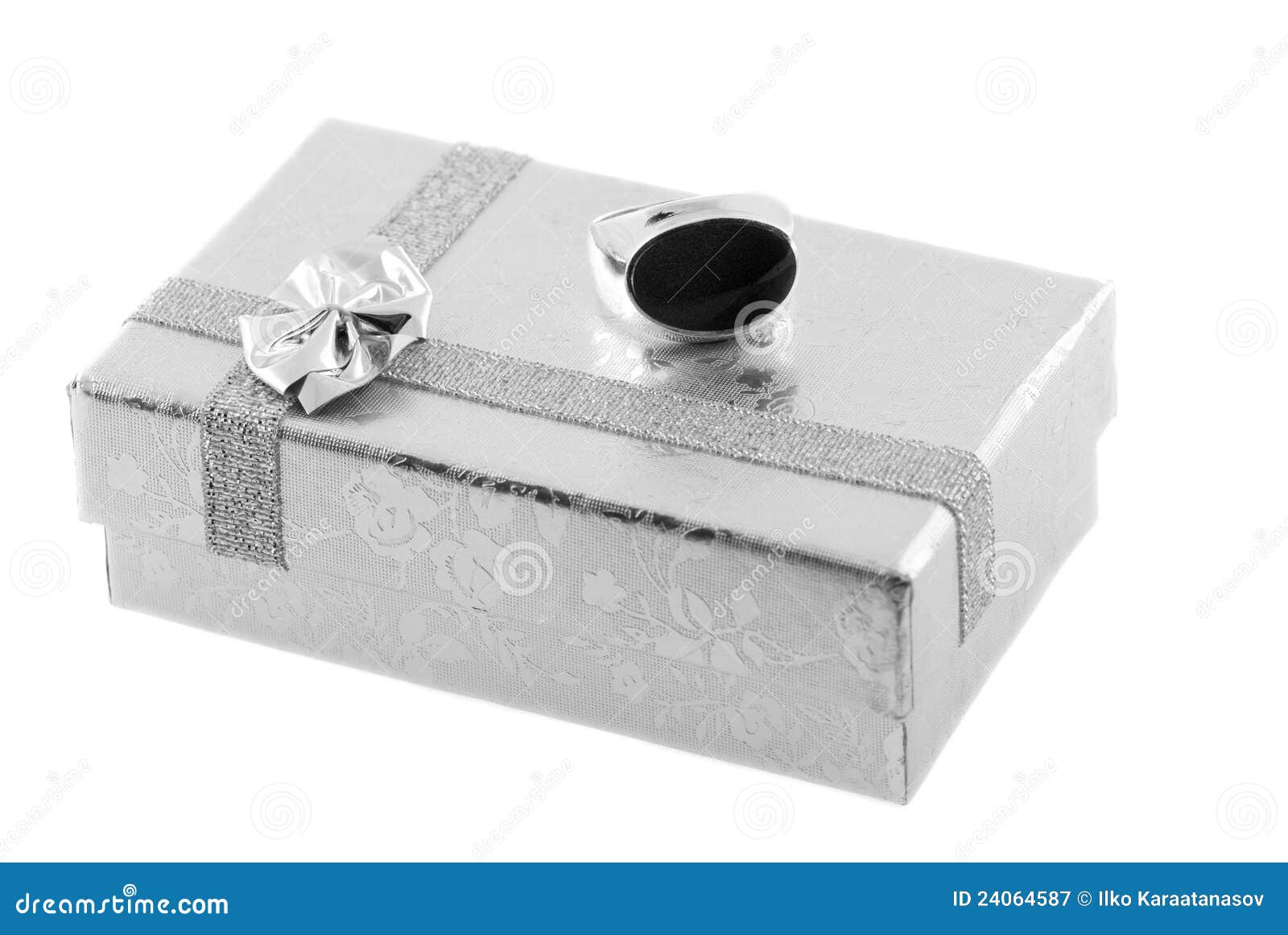 Ring for gift stock image. Image of black, giving, pink - 24064587