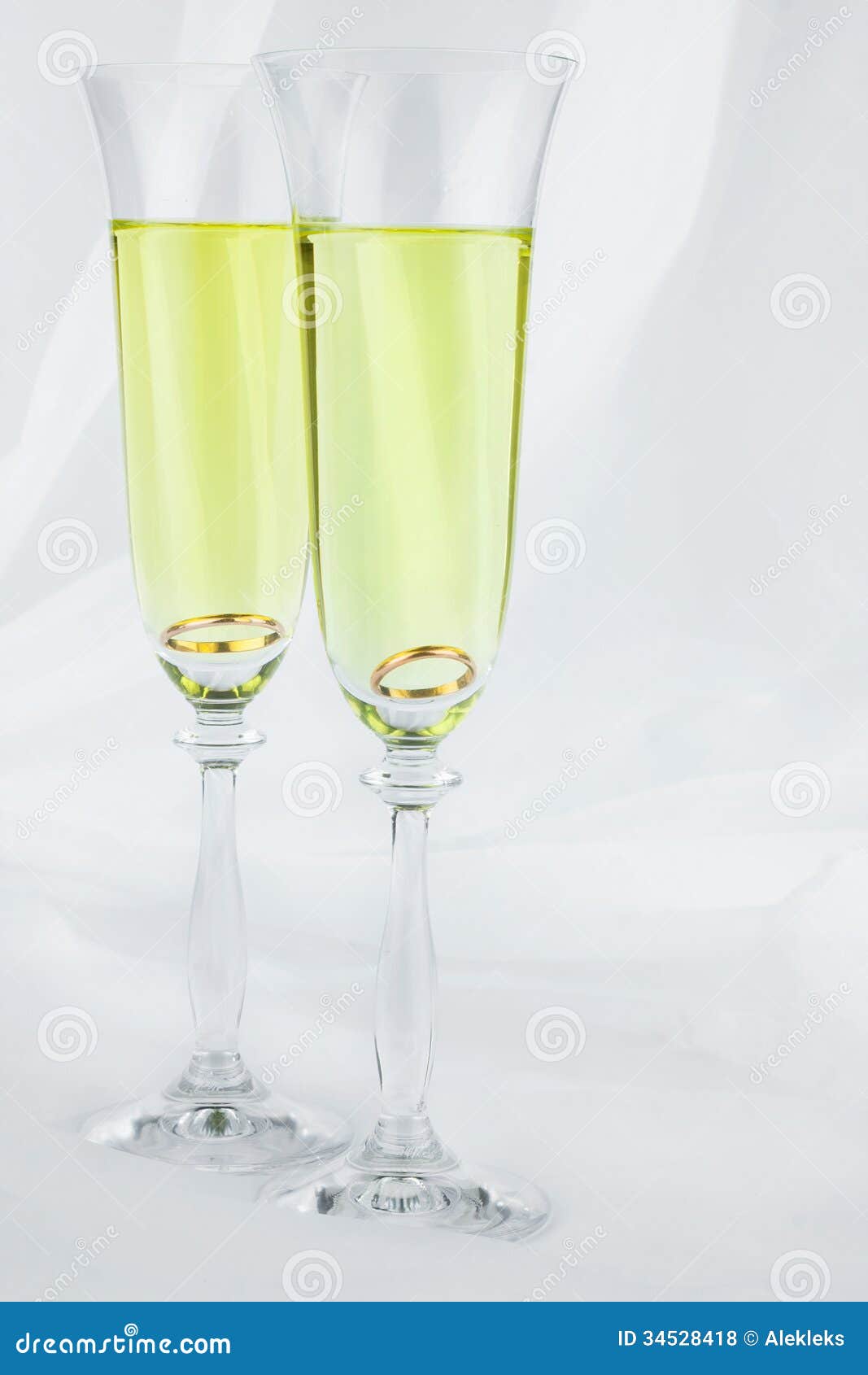 Ring in a glass of wine stock photo. Image of wine, champagne - 34528418