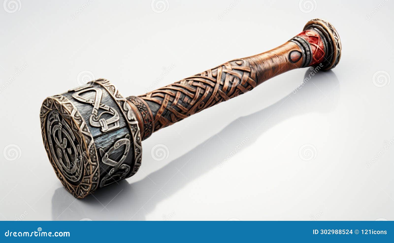 Ring Hammer on White Background Stock Illustration - Illustration of ...