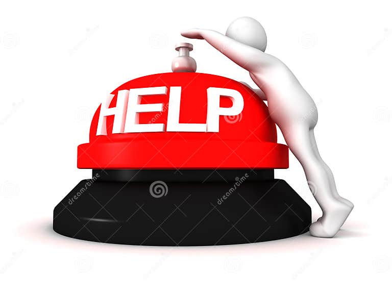 Ring for help stock illustration. Illustration of assistance - 13457768