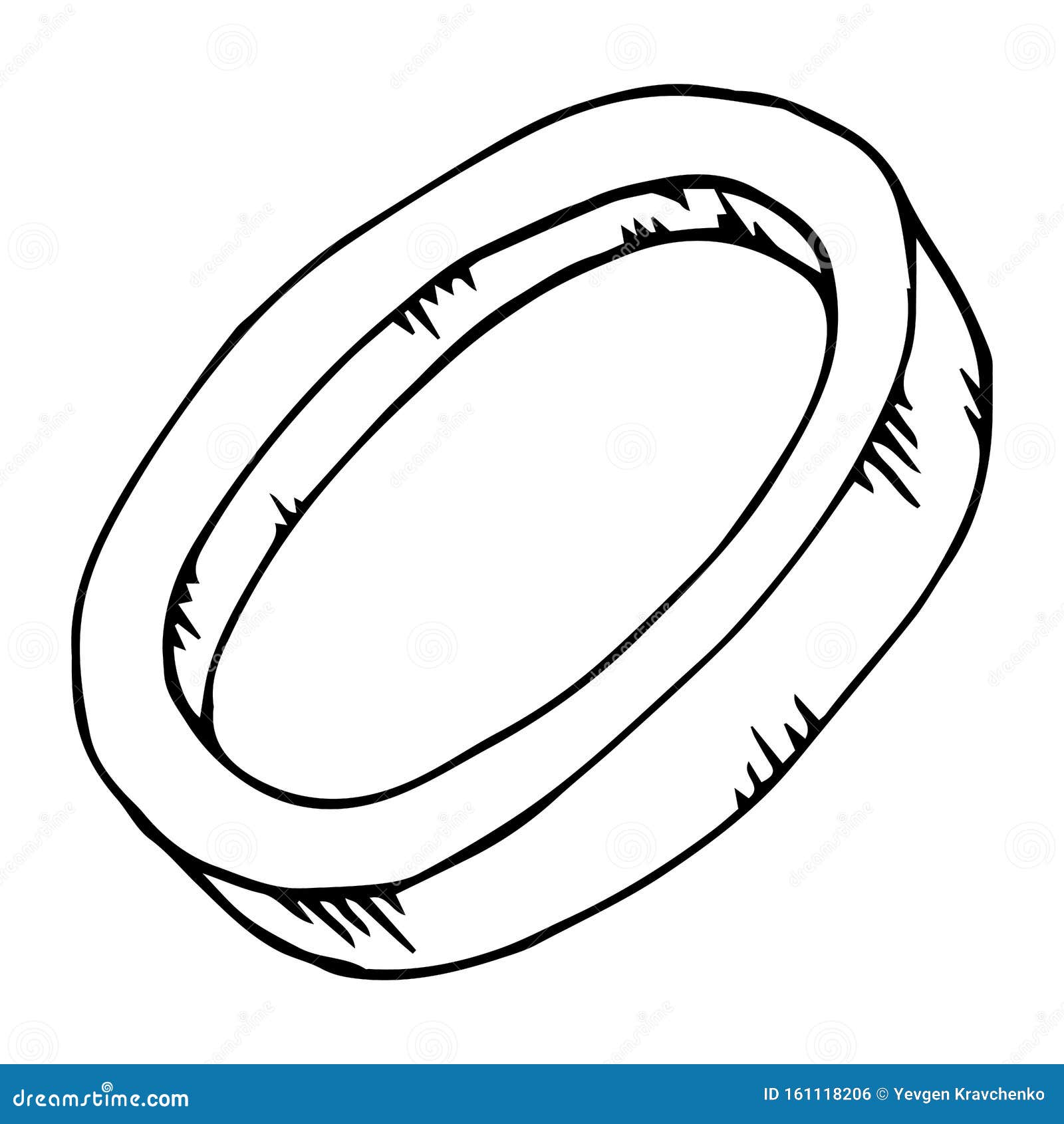 Ring Icon. Vector Illustration Circle, Ring Sketch Stock Illustration ...