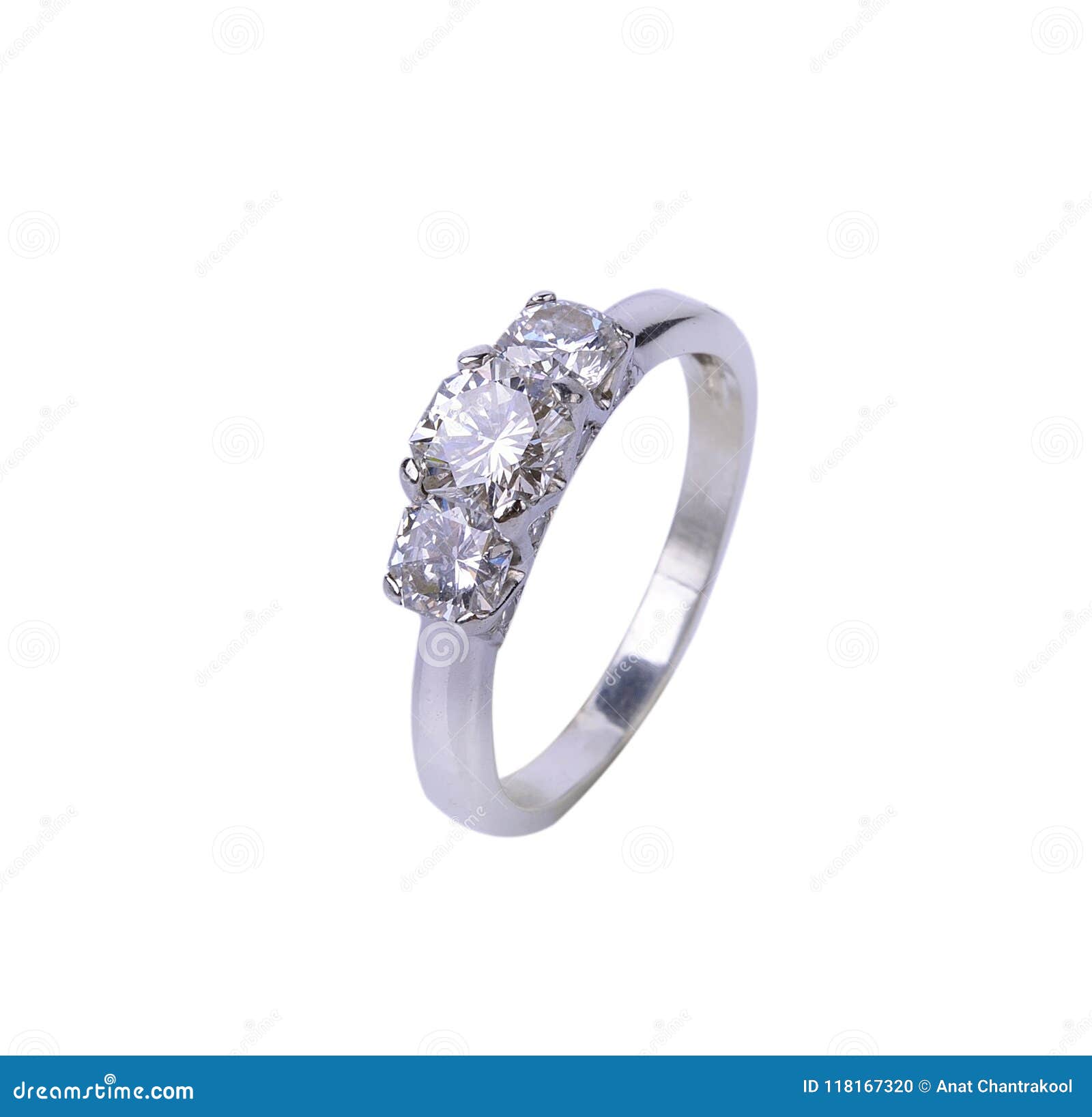 Ring Isolated on a White Background Stock Photo - Image of decoration ...