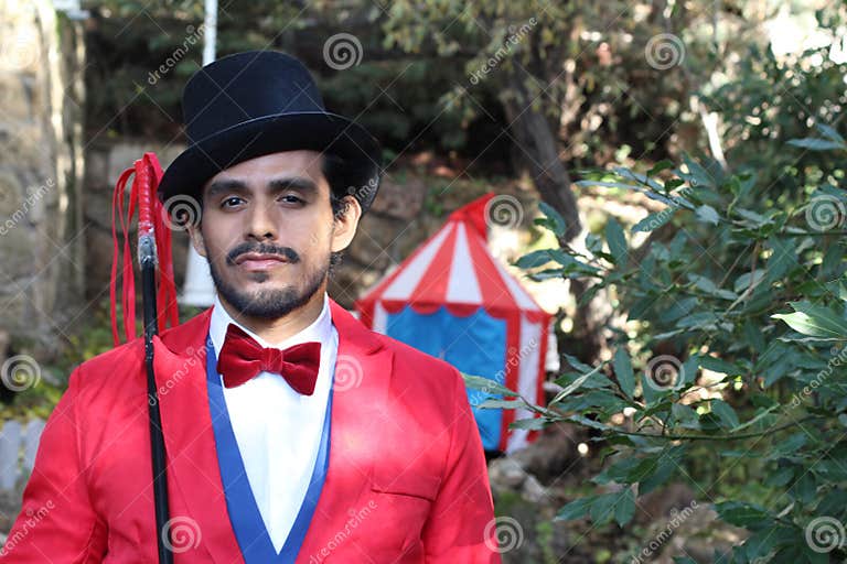 Ring leader in the circus stock photo. Image of cheat - 262650658