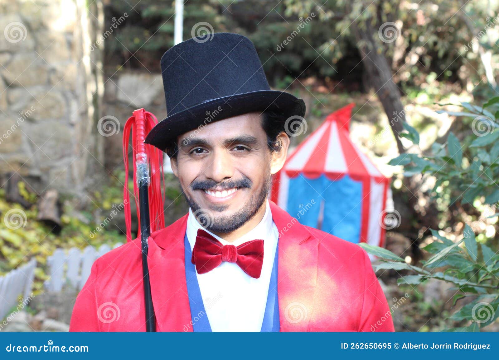 Ring leader in the circus stock image. Image of amusement - 262650695