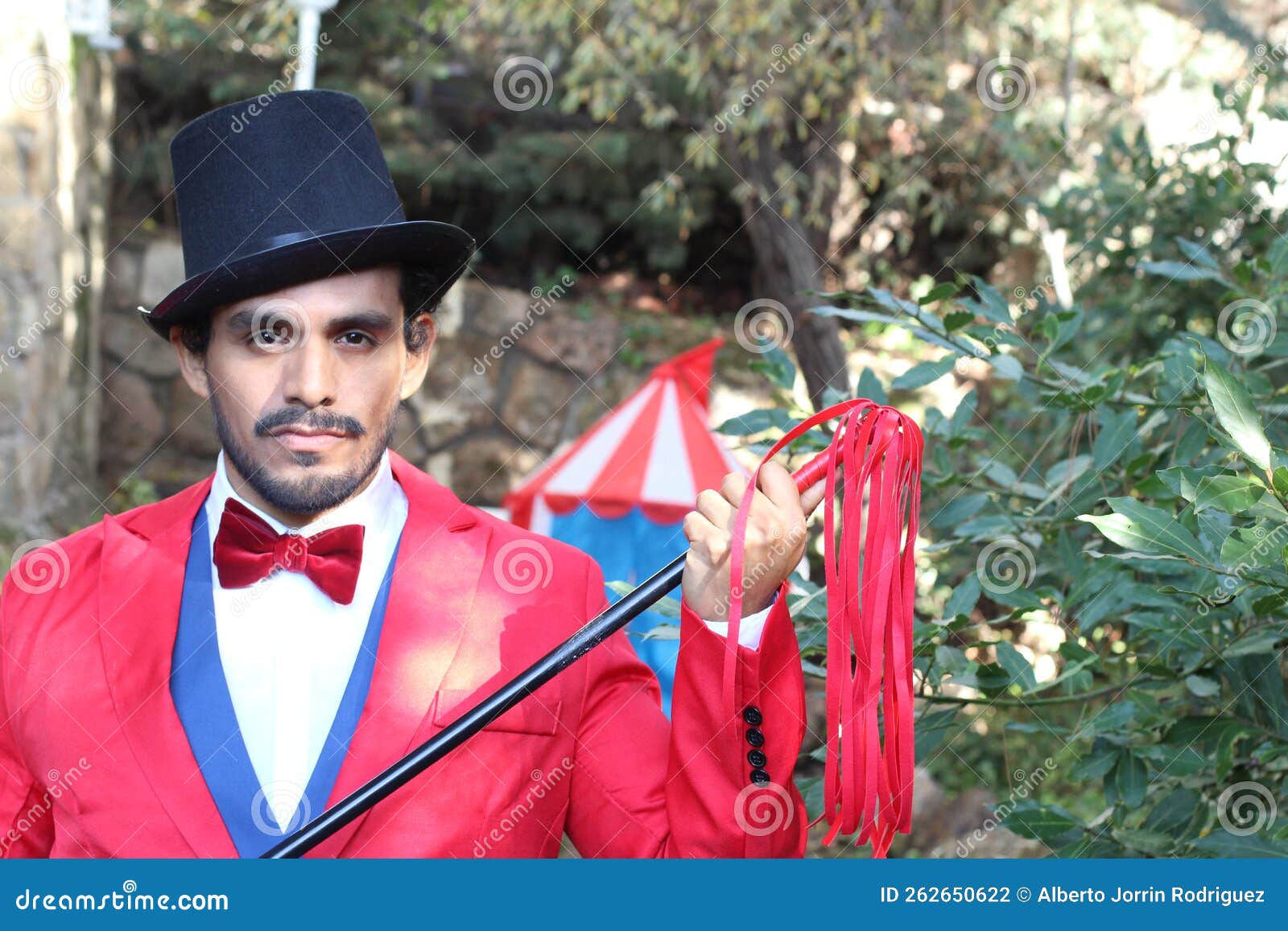Ring leader in the circus stock photo. Image of mexican - 262650622