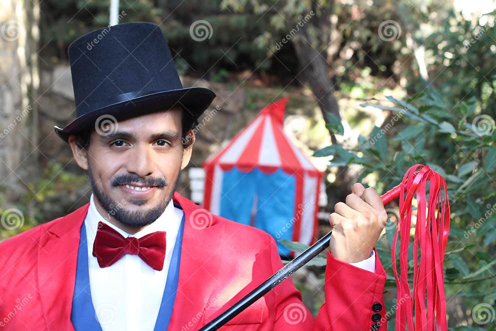 Ring leader in the circus stock photo. Image of arabic - 262650766