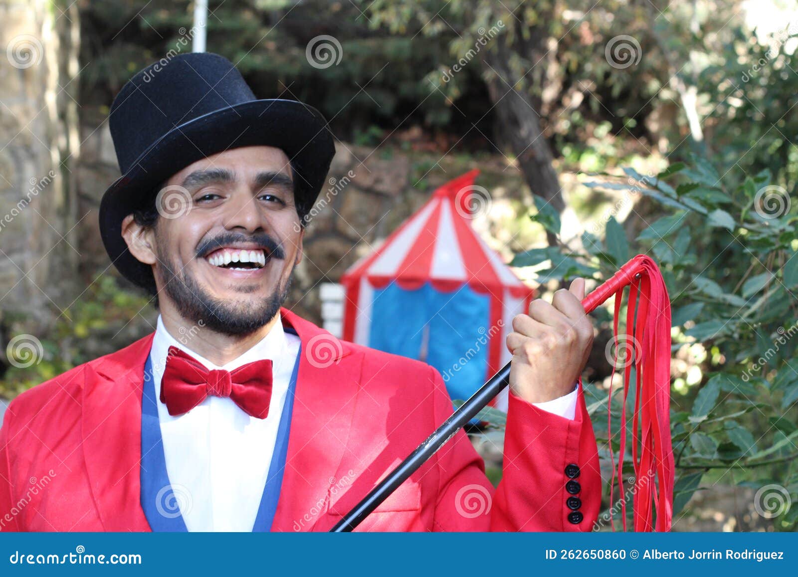 Ring leader in the circus stock photo. Image of arena - 262650860