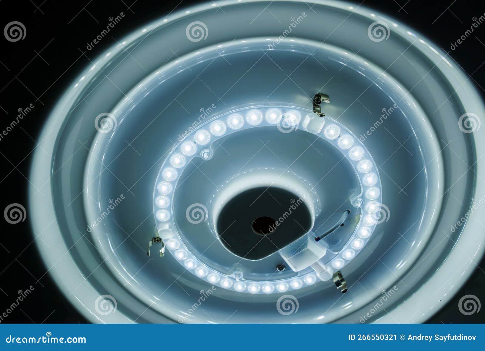 Ring LED Module. the Concept of Modern Economical Lighting Stock Image ...