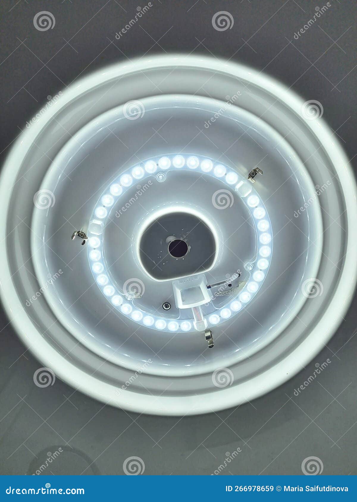 Ring LED Module. the Concept of Modern Economical Lighting Stock Image ...