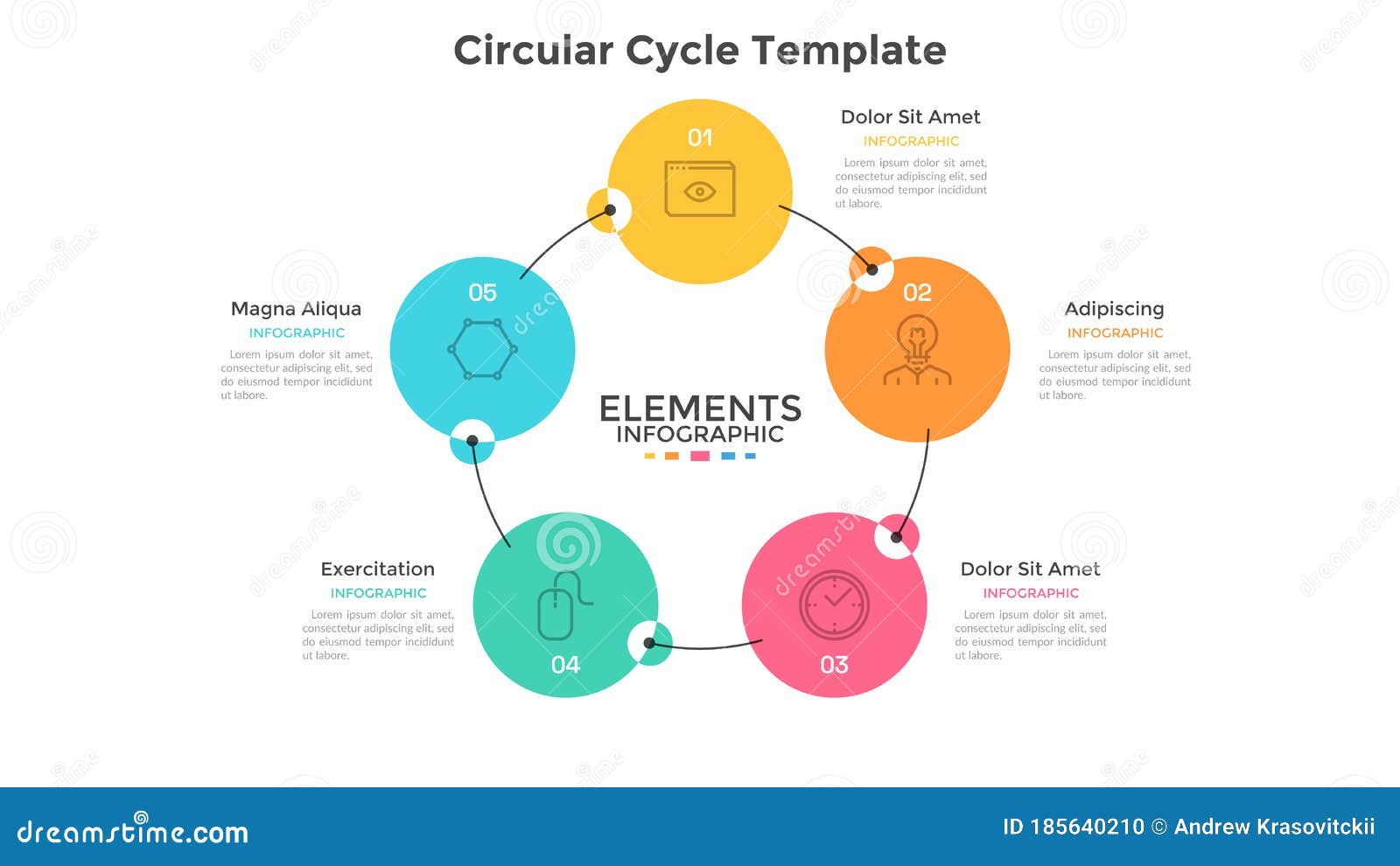 Modern Infographic Options Template Stock Vector - Illustration of ...