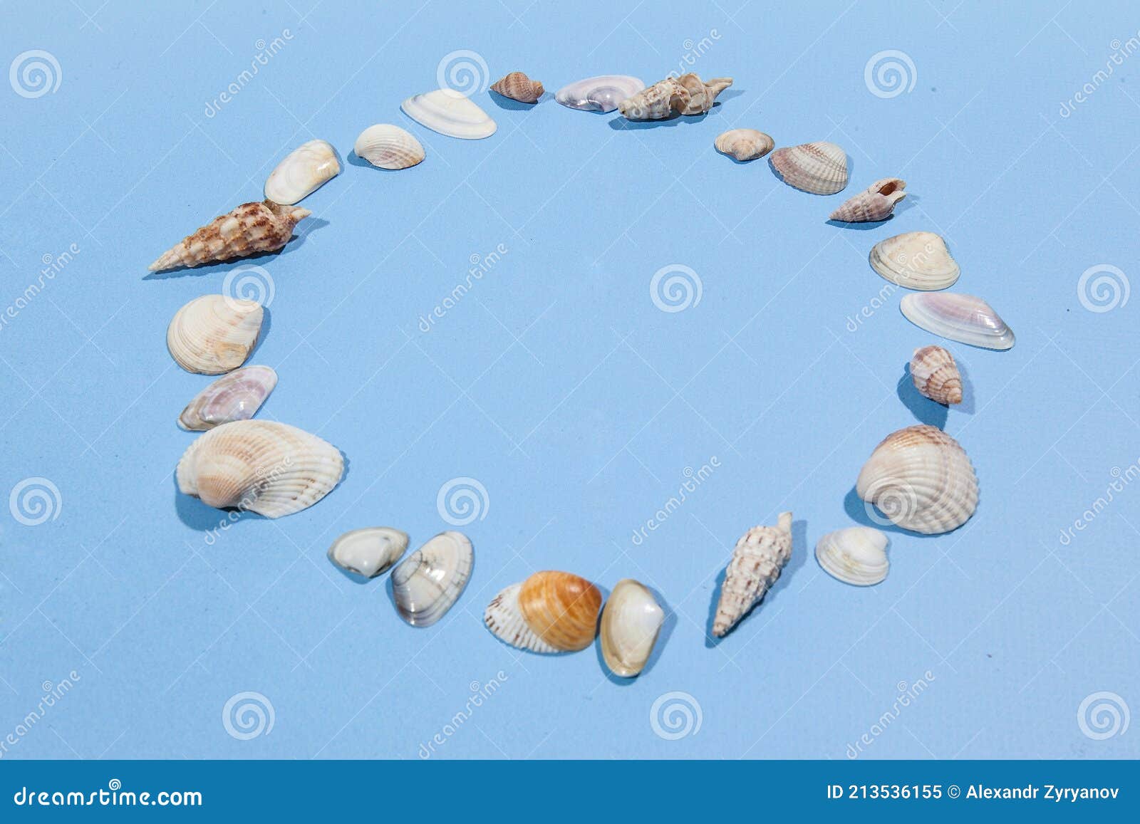 Ring Made of Shells and Sea Stones Stock Image - Image of beautiful ...