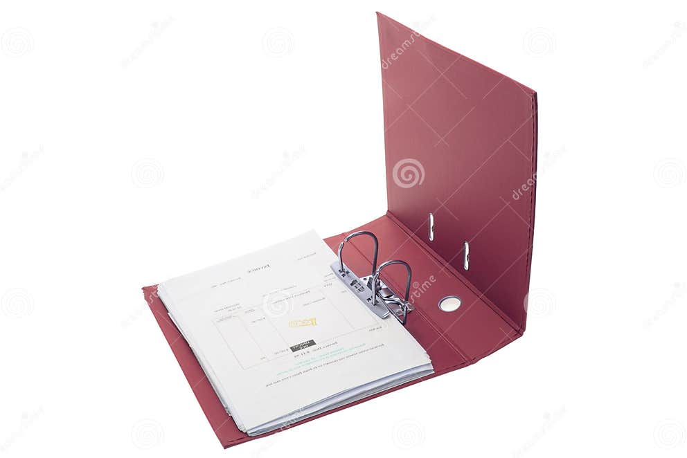 Ring-Mappe stockfoto. Bild von briefpapier, heft, organisieren - 8723348