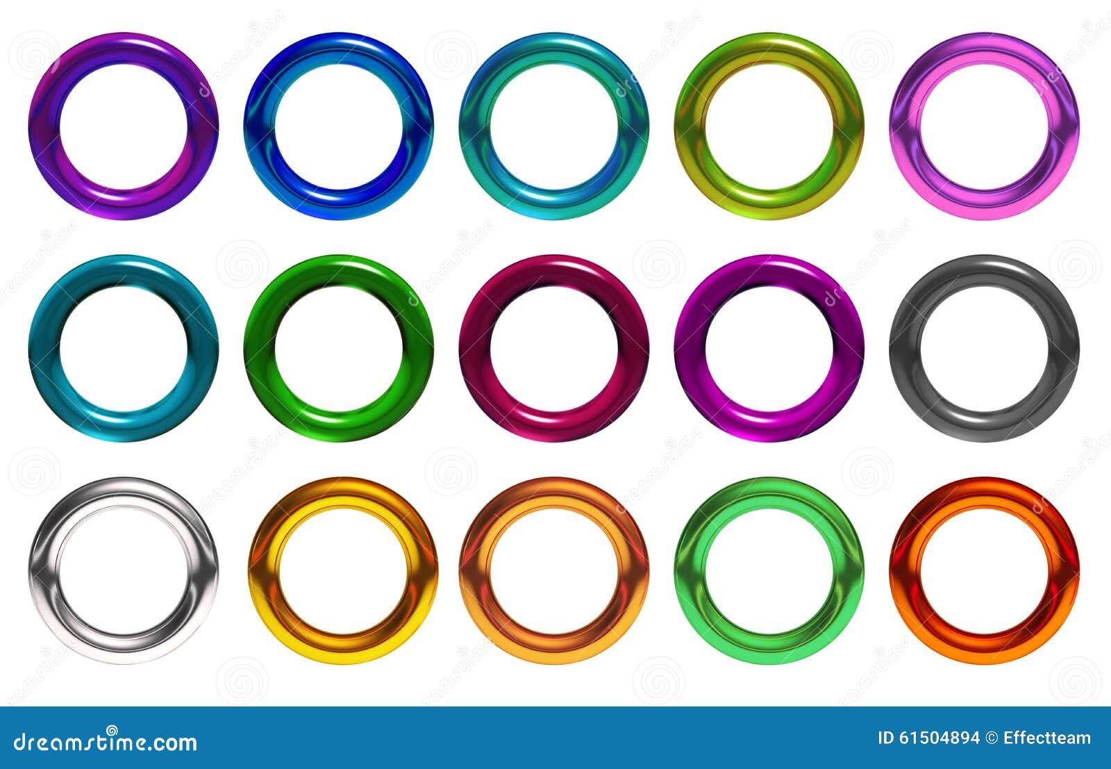 Ring multiple materials stock illustration. Illustration of decoration ...