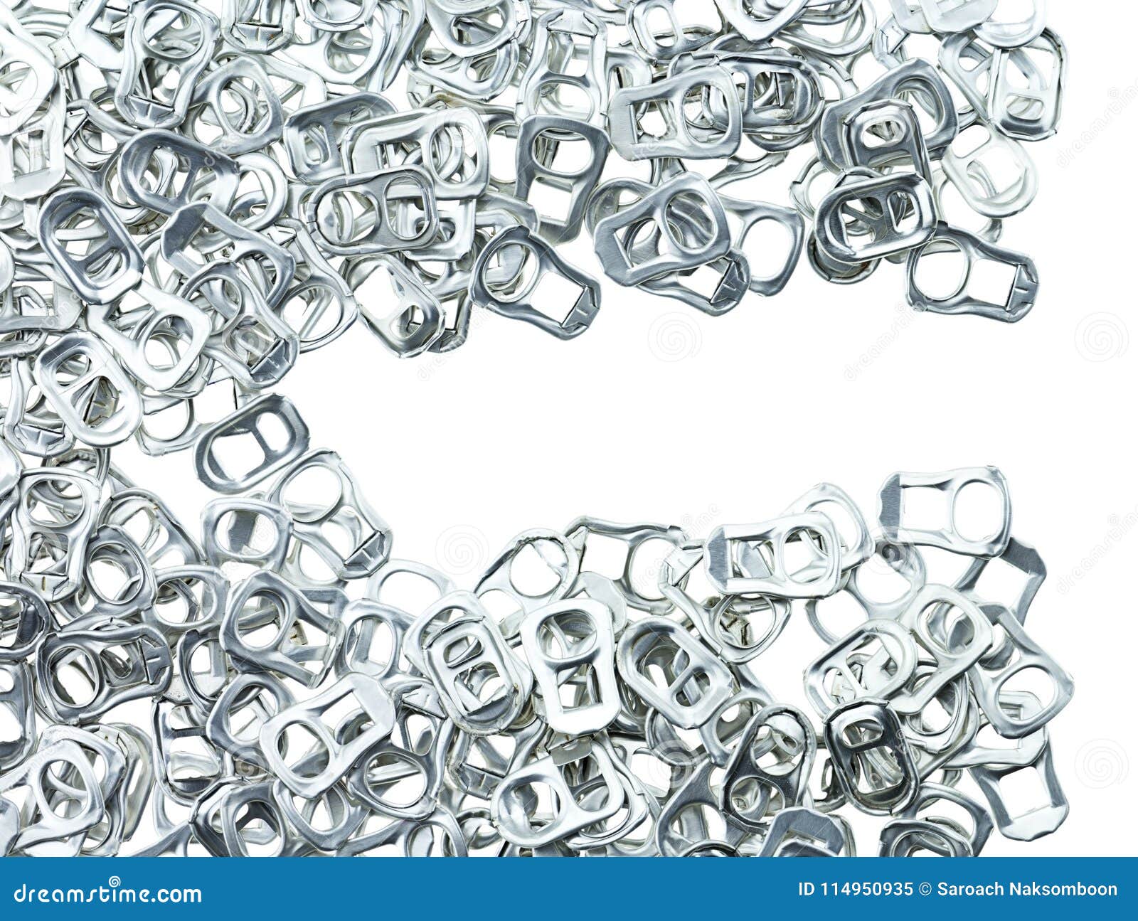 Ring pull aluminum of cans stock image. Image of beer - 114950935