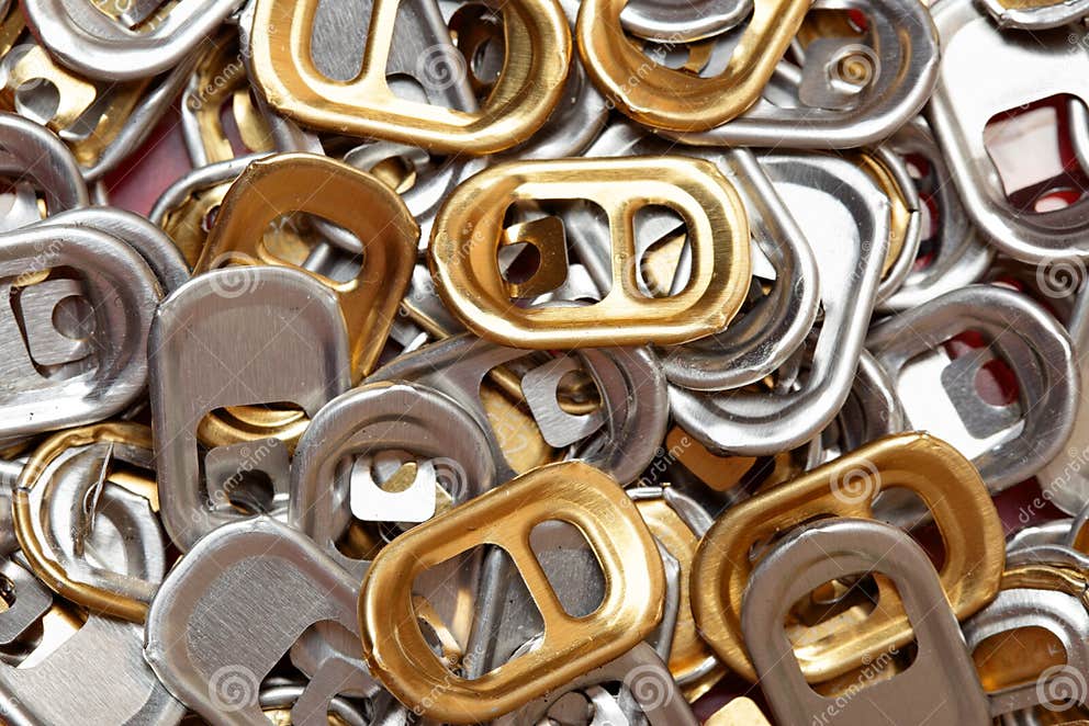 Ring-pulls stock photo. Image of recycle, garbage, metalic - 16952506